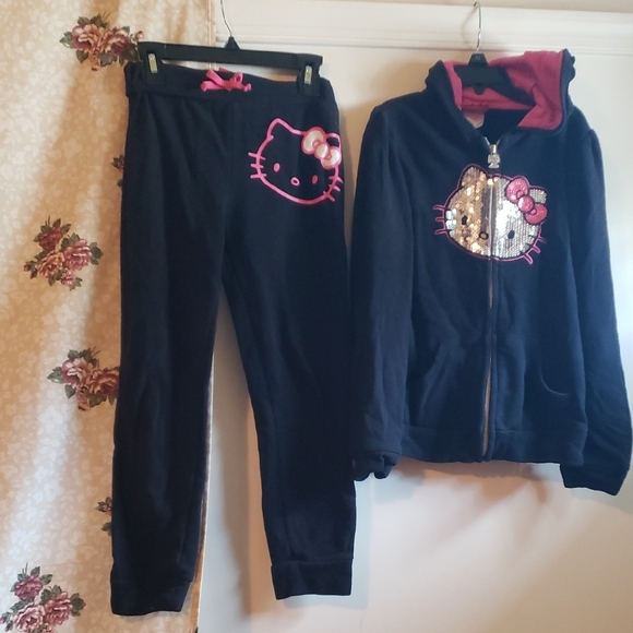 Hello Kitty | Matching Sets | Hello Kitty Black And Pink Matching Set ...
